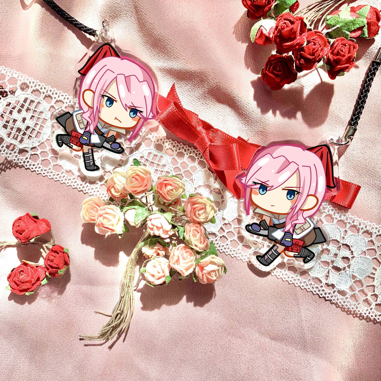 Final Fantasy XIII Hanging Charms (double Sided!) - Etsy