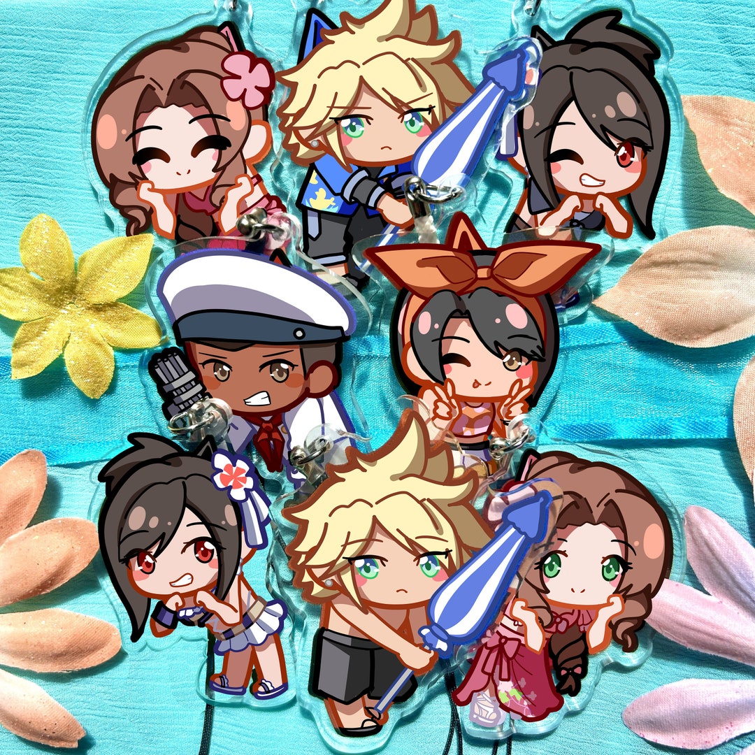 FFVII Costa Del Sol Acrylic Keychains (double-sided) - Etsy