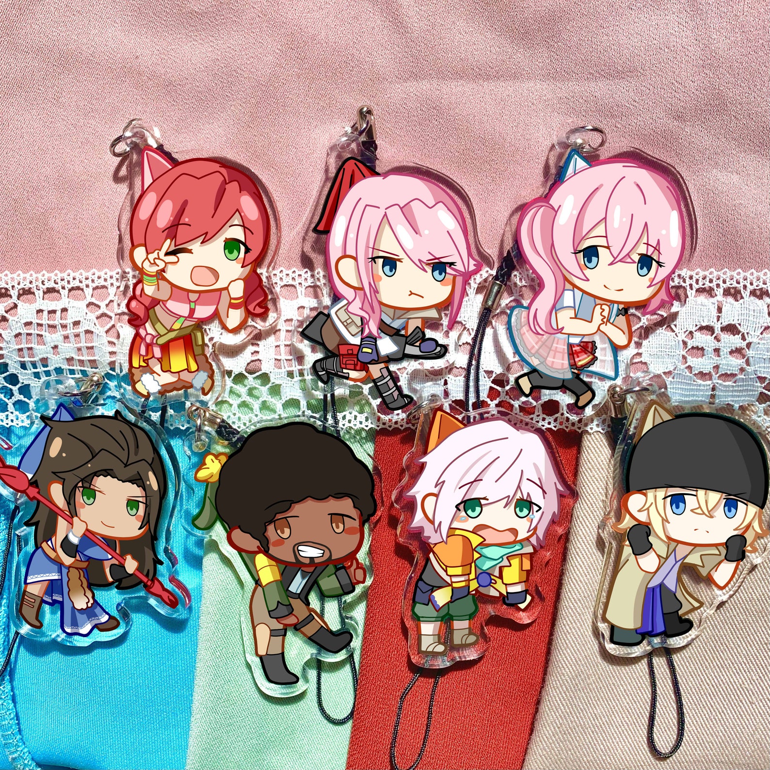 Final Fantasy XIII Hanging Charms (double Sided!) - Etsy