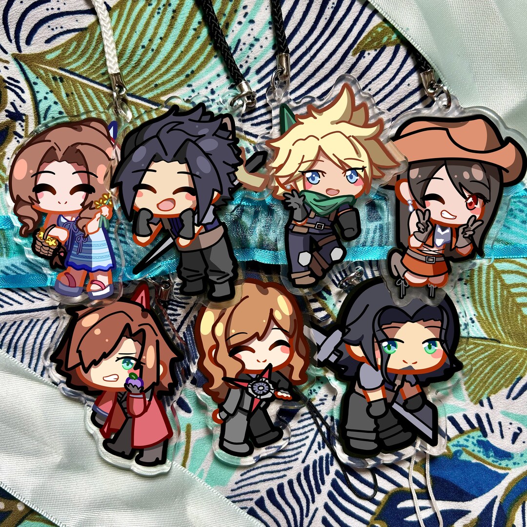 Crisis Core: Final Fantasy VII Acrylic Keychains (double Sided) - Etsy