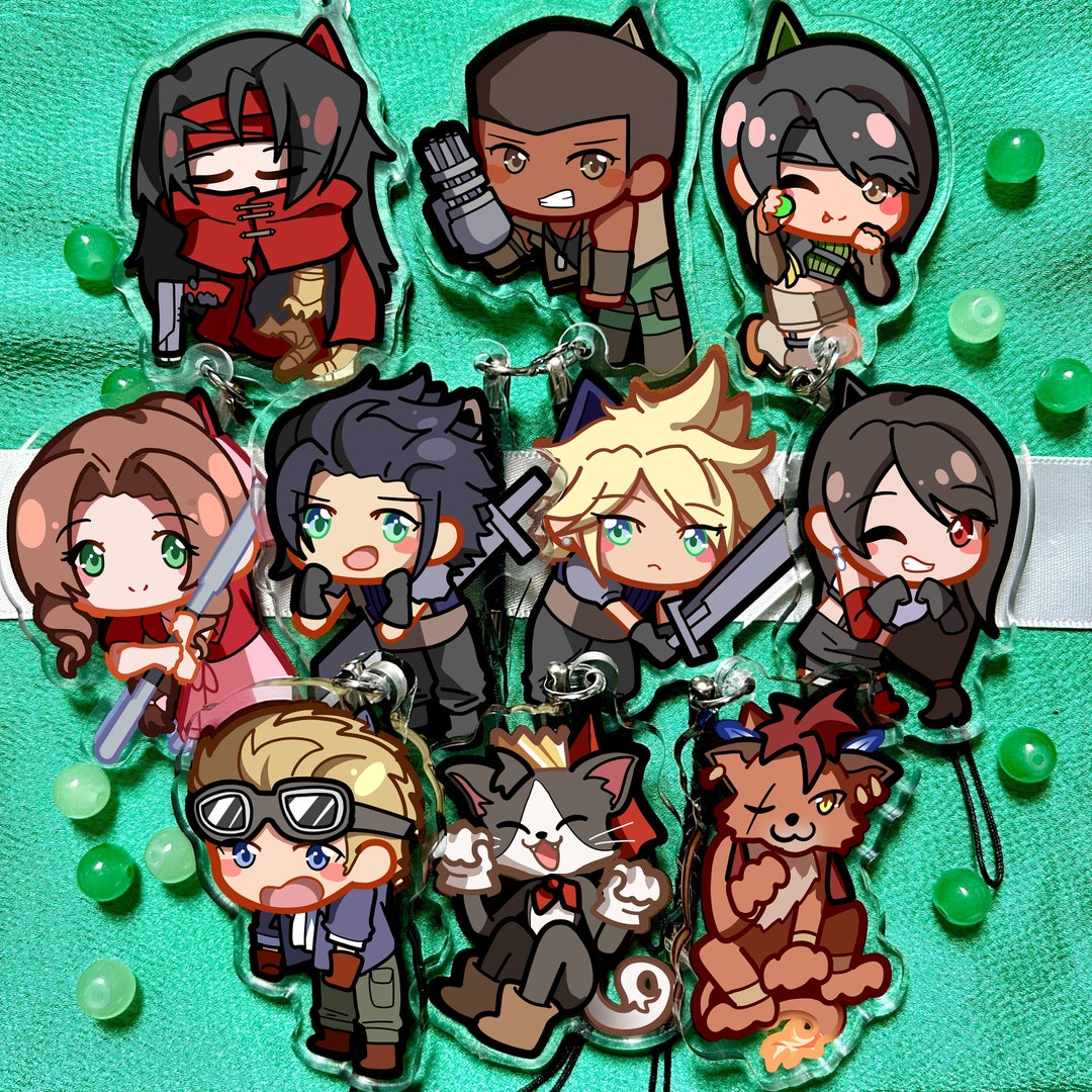 Final Fantasy VII Acrylic Keychains double Sided - Etsy