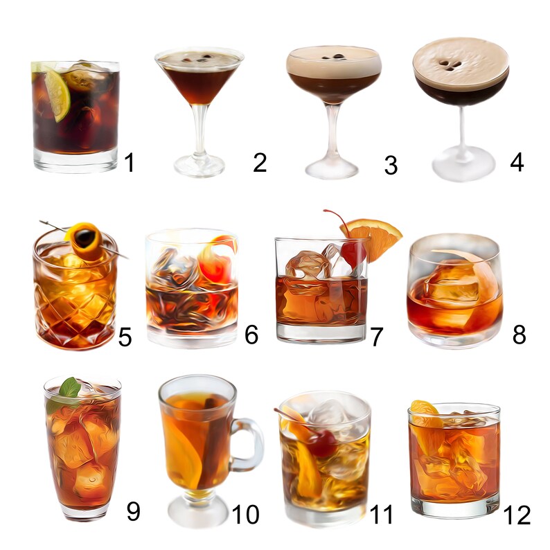 Dog Signature Cocktail Dog Custom Drink Sing Dog Signature - Etsy