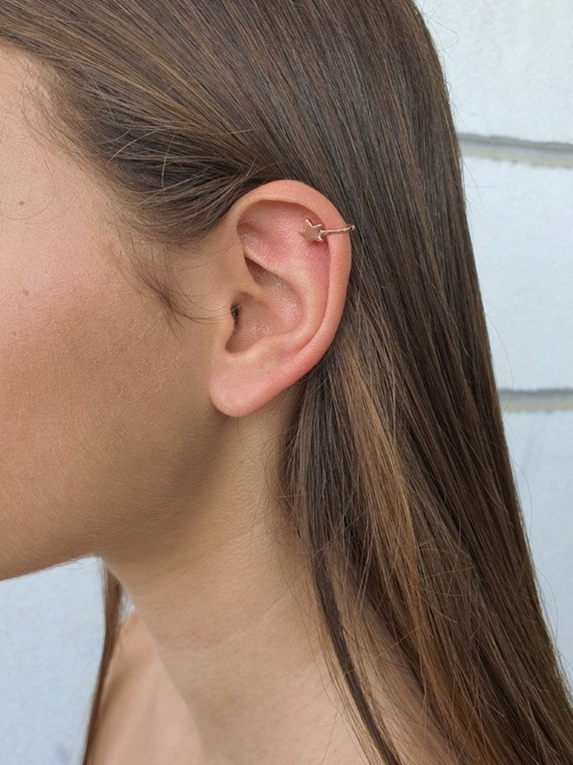Fake Helix Piercing Silver Helix Hoop Helix Ring Tragus Etsy