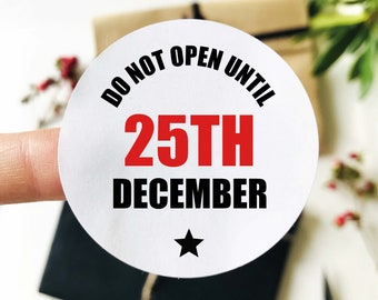 Do Not Open Until | Etsy