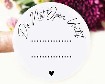 Do Not Open Until | Etsy