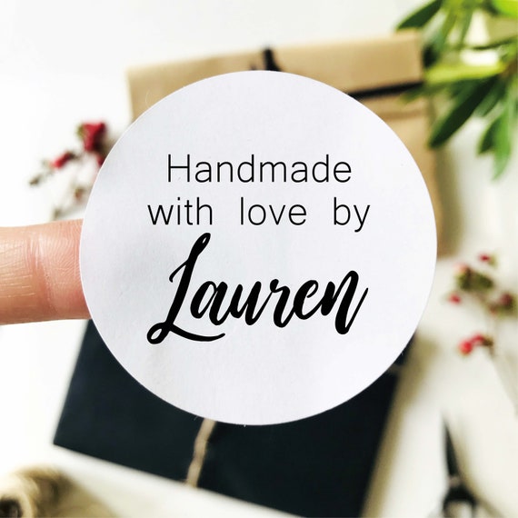 35x Personalised Handmade Stickers Custom Etsy Shop Stickers | Etsy