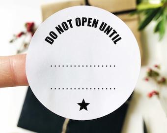 Do Not Open Until - Etsy