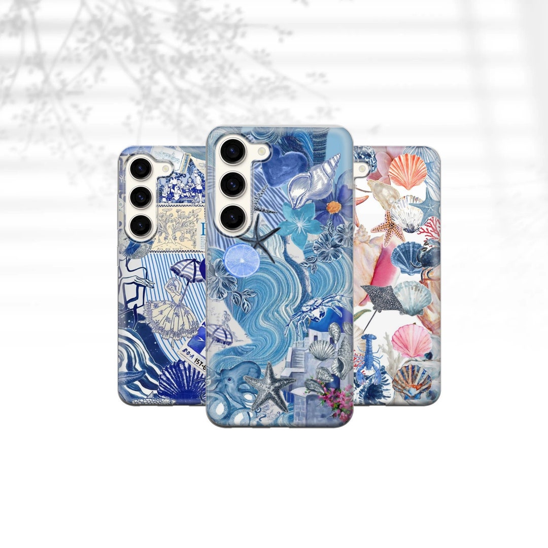 Seashells Phone Case Beach Cover for Samsung S24 S23 FE S22 Pro S21 ...