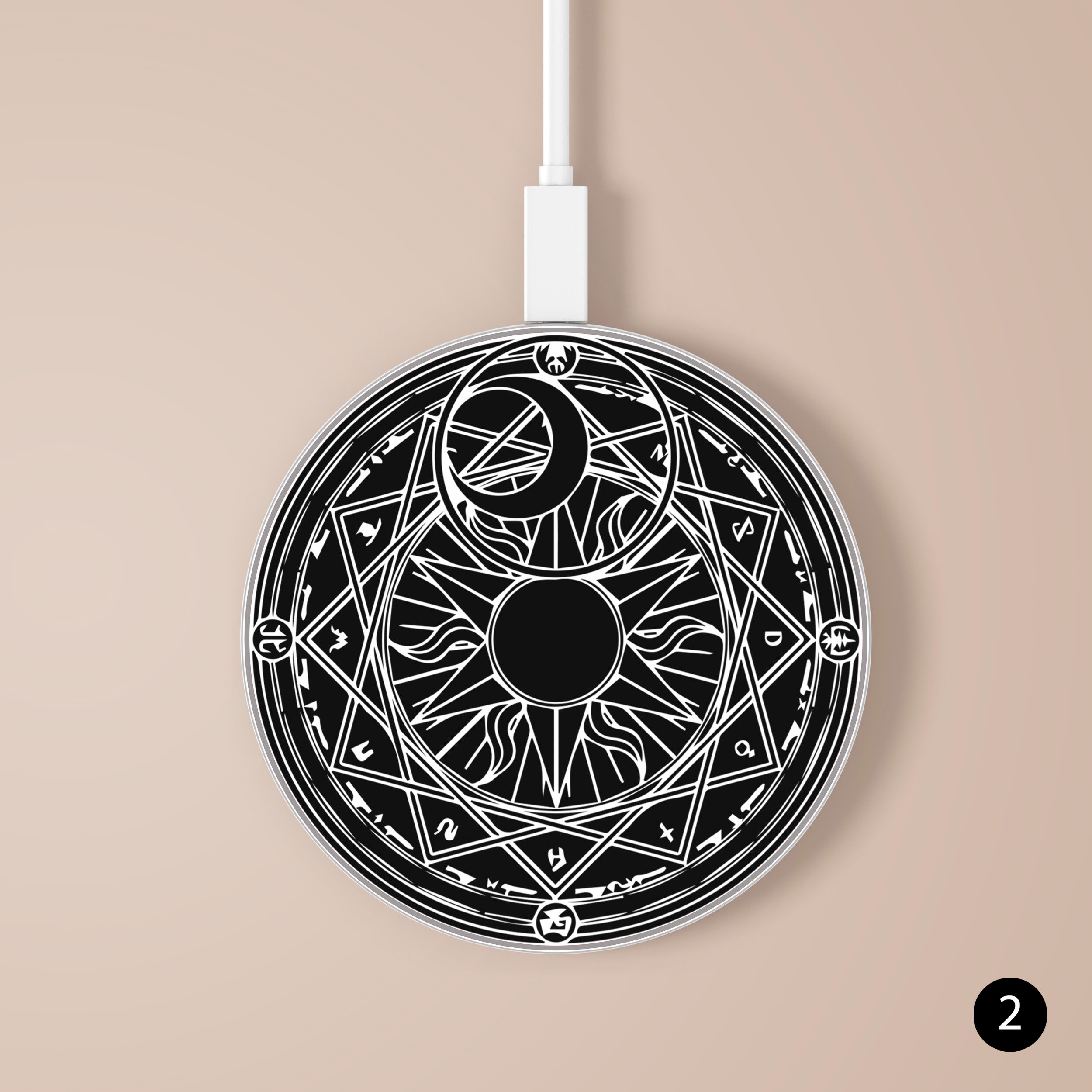 Magic Array Wireless Charger Spell Circle Charging Pad Compatible With ...