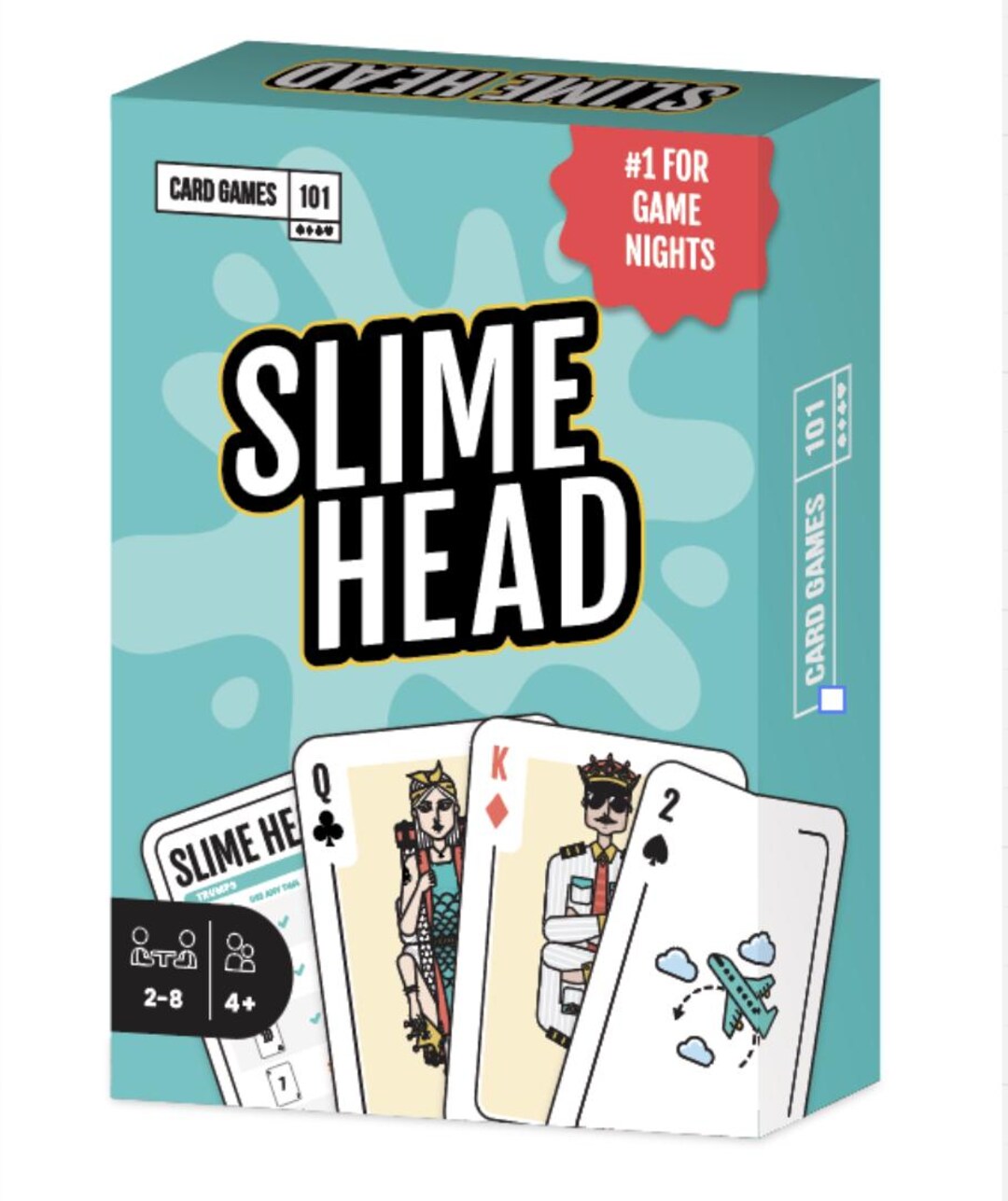 Slime Head Card Game – Fast Family Fun, Custom Deck - Etsy
