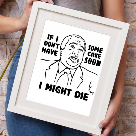 The Office: Stanley Hudson Line Drawing With Quotes the | Etsy