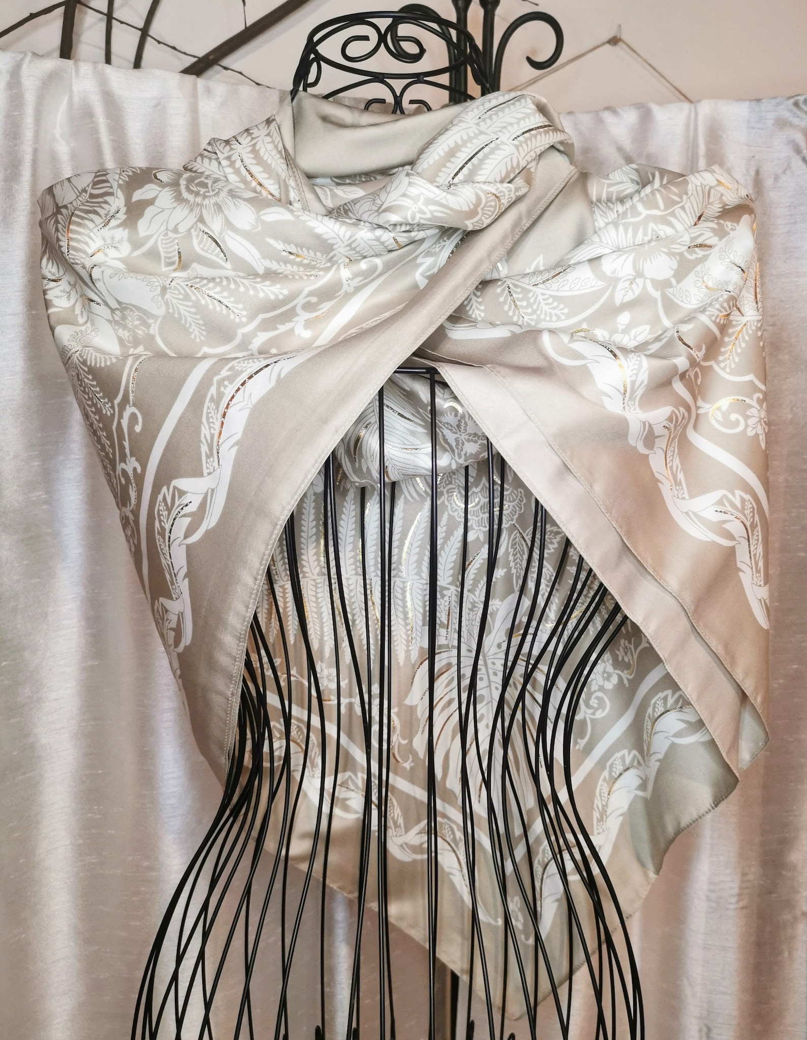 Foulard Seta Italiana Scialle Quadrato in Morbida Seta | Etsy