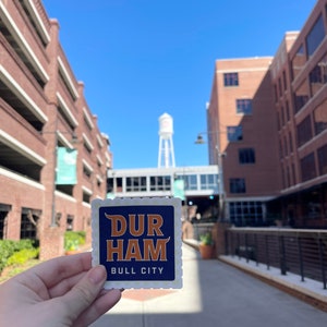 Durham Bull City Sticker | Durham North Carolina | Bull Durham | Durham ...