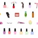 Beauty Salon Digital Stickers, Precropped Digital Planner Stickers ...