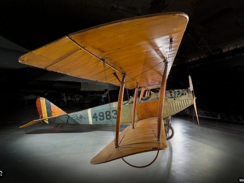 WWI Paragon Lindbergh 96 OX-5 Curtiss JN-4 jenny Original Scimitar Wood ...