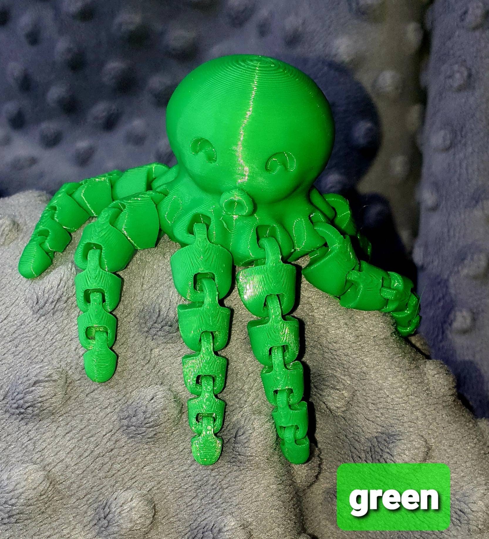 Adorable Octopus Toy Articulated Animal Flexible Fidget - Etsy UK