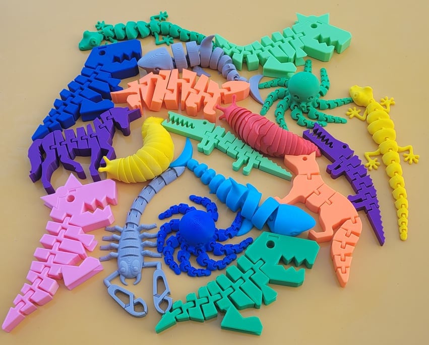 Adorable Toy Articulated Animal Flexible Fidget Gadget - Etsy UK