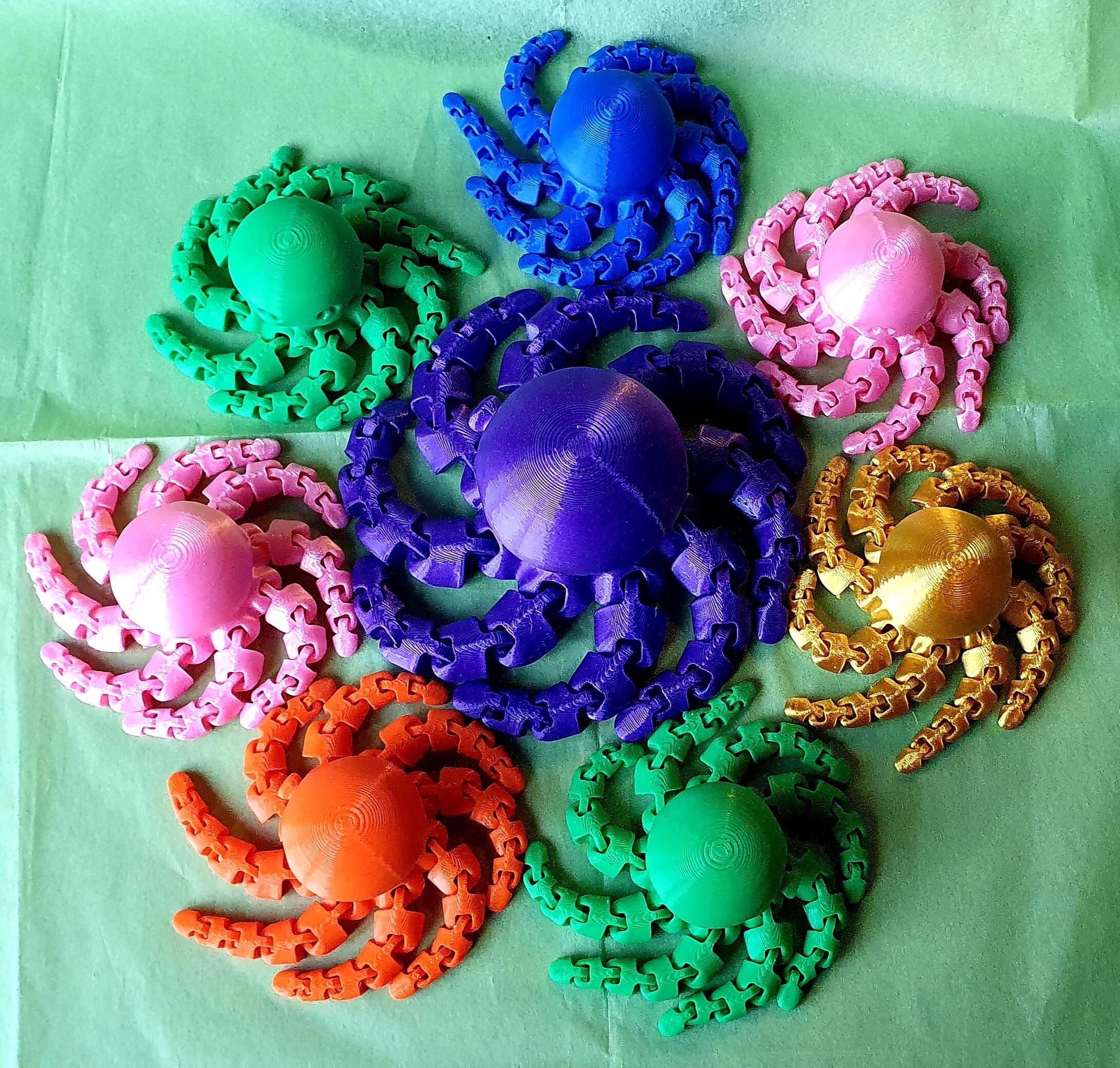 Adorable Octopus Toy Articulated Animal Flexible Fidget - Etsy UK