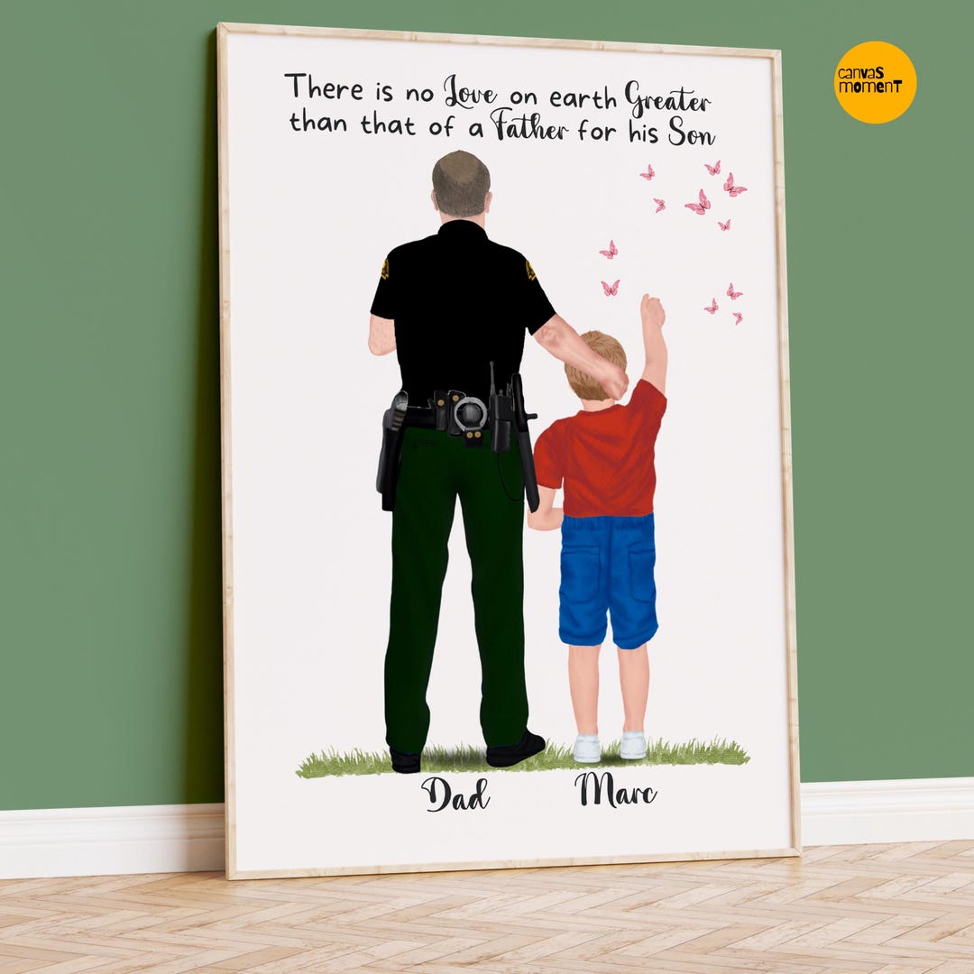 Cop Dad Gifts, My Dad is a Police Officer, My Dad is a Police ...