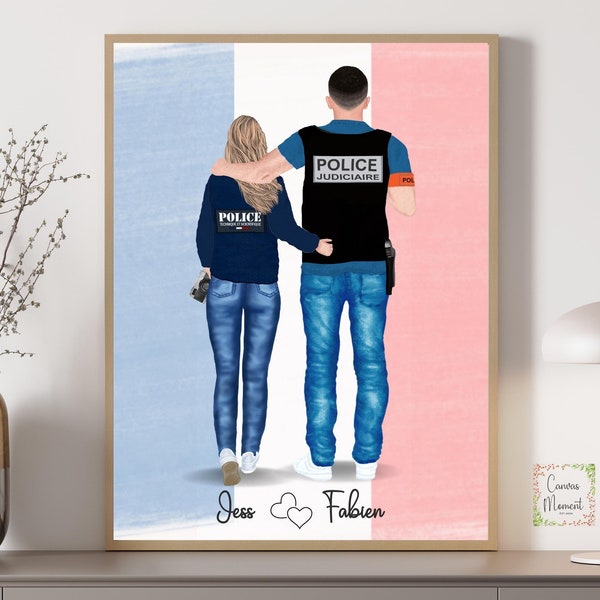 Cop and Nurse - Etsy