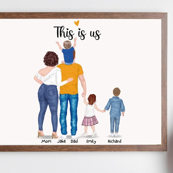 Custom Family Portrait - Etsy