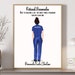 Paramedic Graduation Personalized Portrait for Woman, First Responder ...