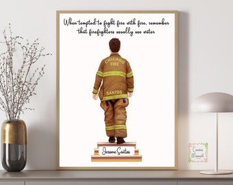 Fire Chief Retirement Gift - Etsy