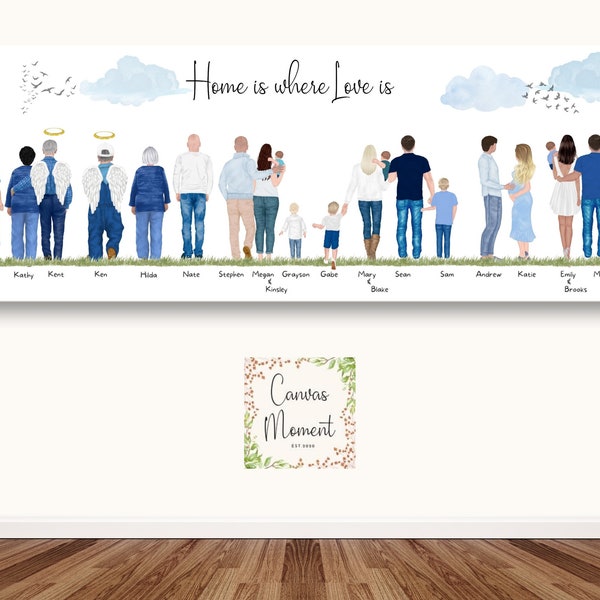 Extended Family Portrait - Etsy