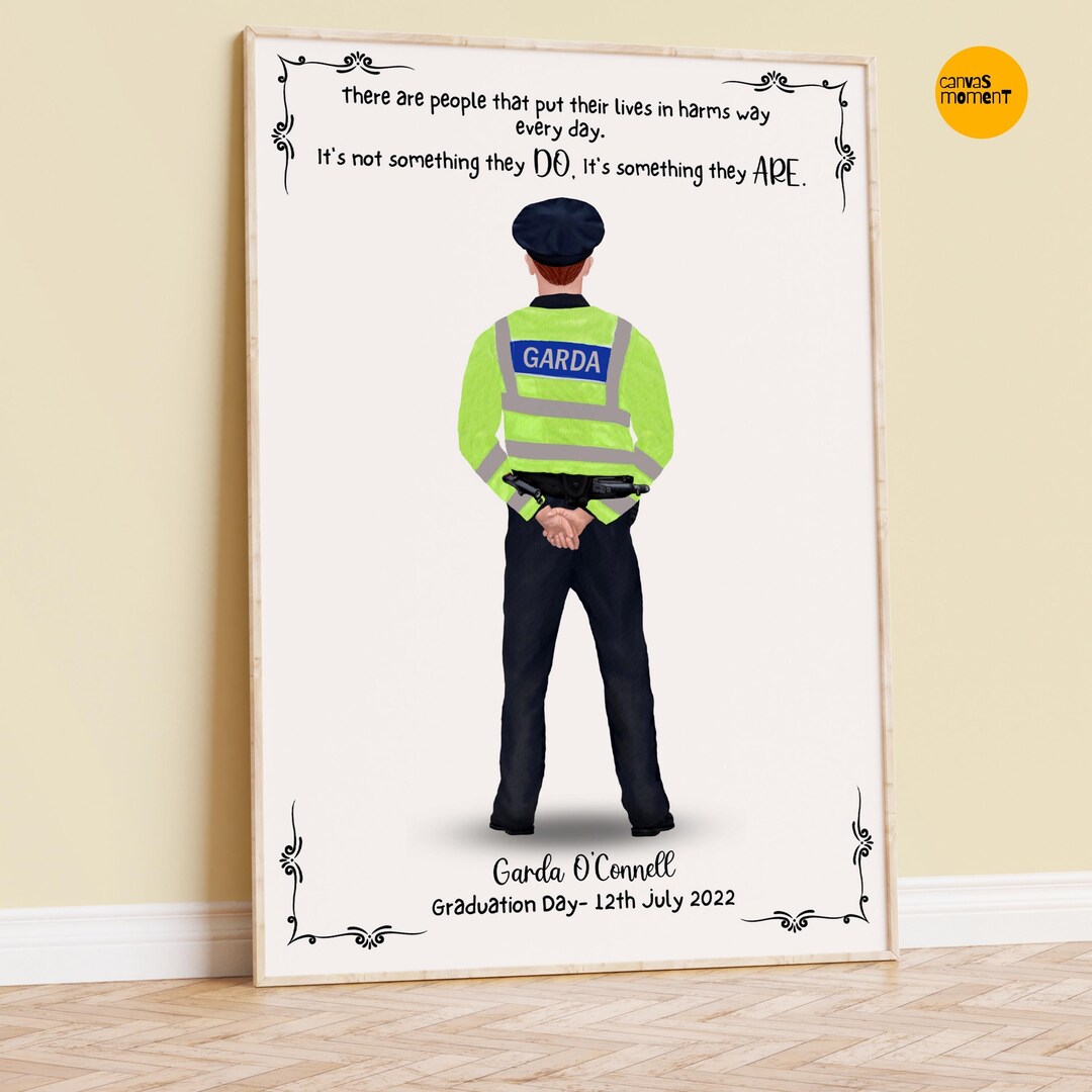 Irish Police Gifts, Police Officer Gifts, Personalised Police Gift ...