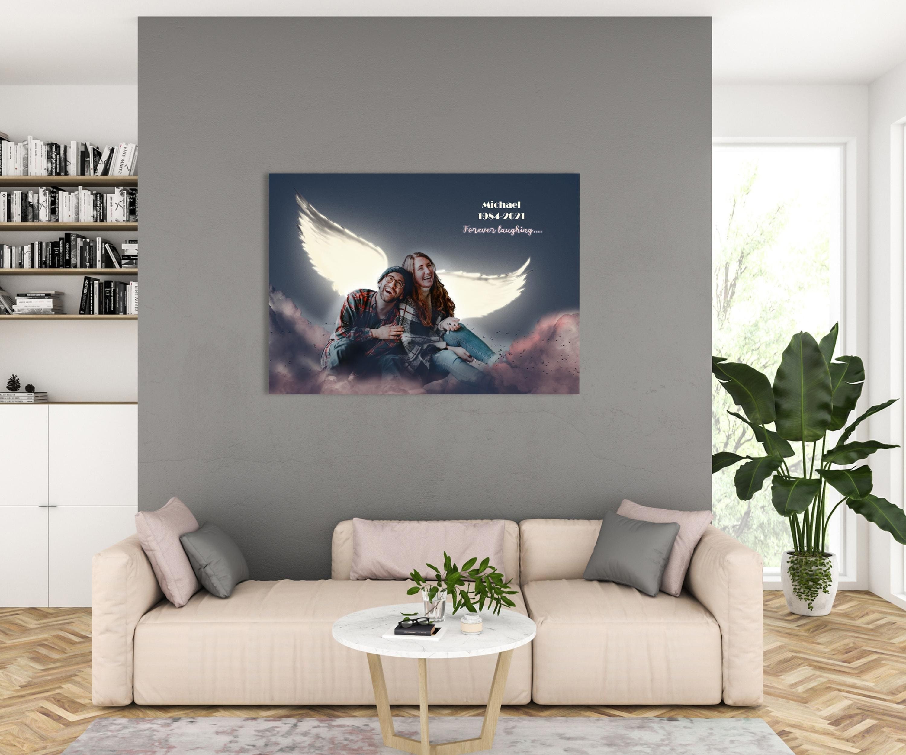 Remembering a Loved One Memorial Angel Photo Memorial - Etsy