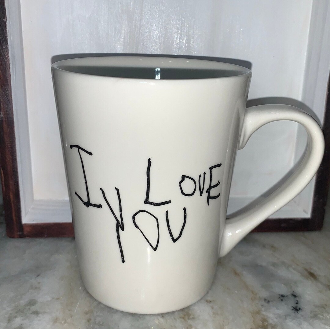 Custom Handwritten Mug - Etsy