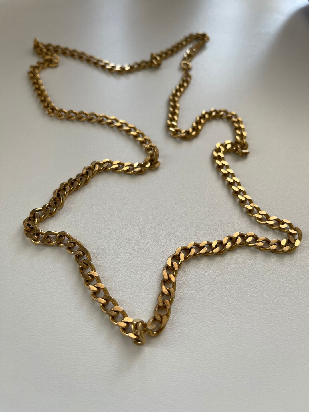 A Vintage Link Chain Jewelry Gold - Etsy