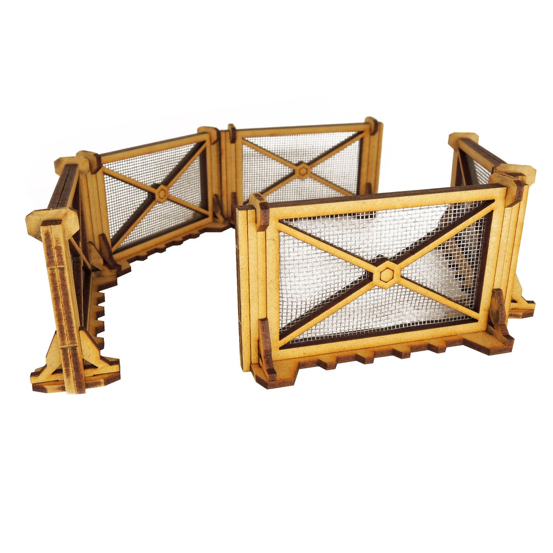 Prison Fences - MDF Scenery 28-32mm - Etsy