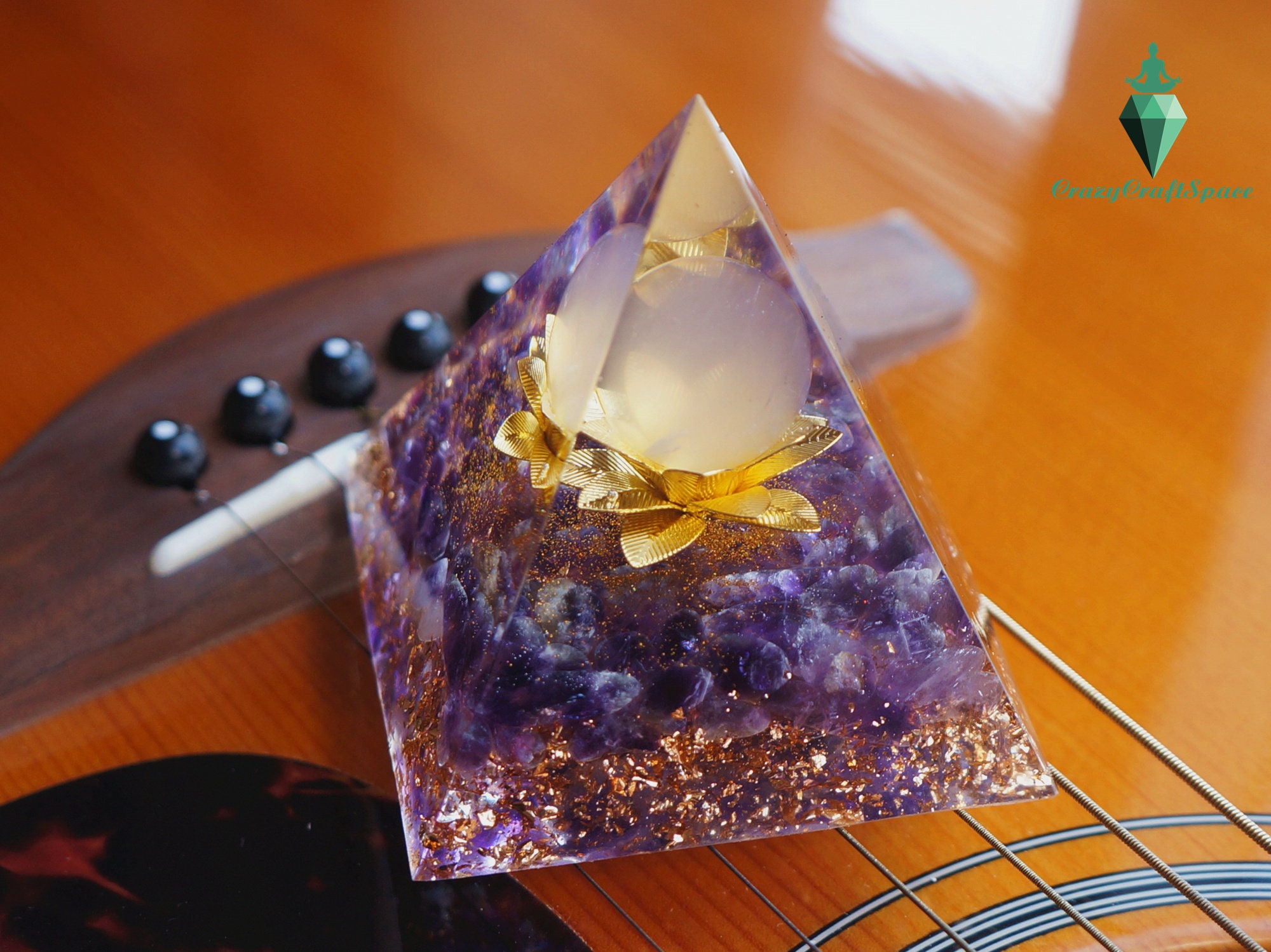 Orgone Pyramid Orgone Crystal Pyramid Meditation Tool - Etsy