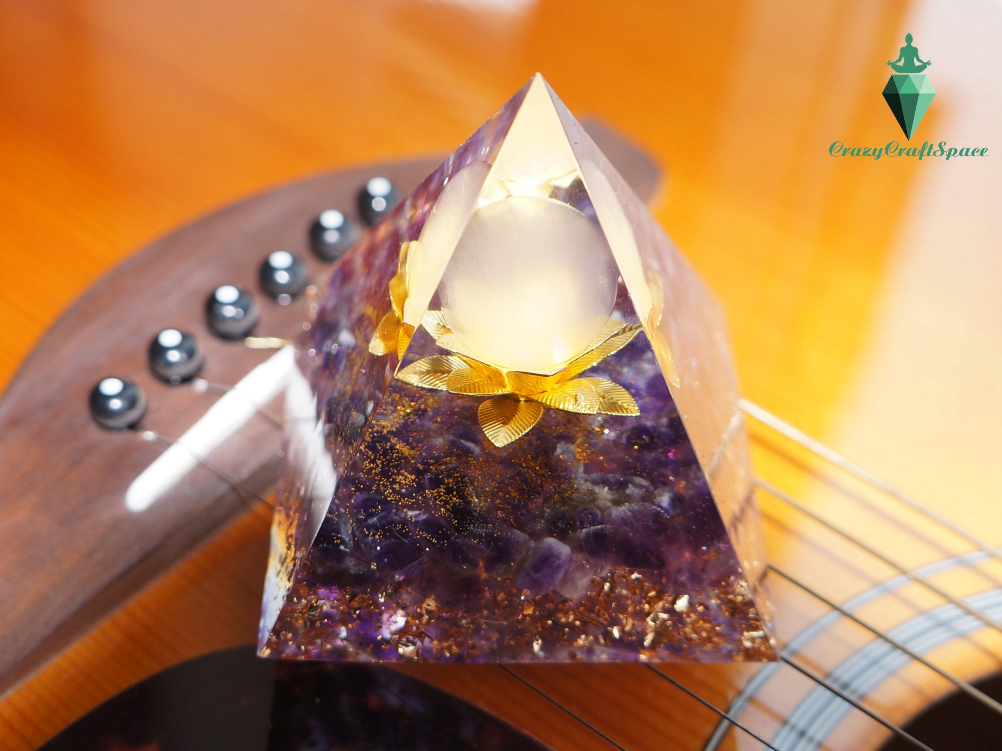 Orgone Pyramid Orgone Crystal Pyramid Meditation Tool - Etsy