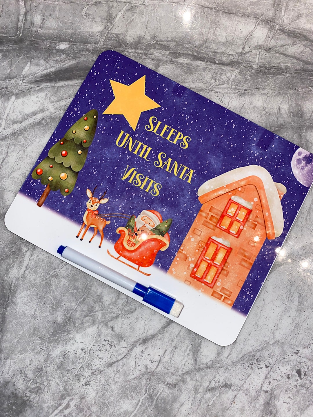 Christmas Countdown Board - Etsy