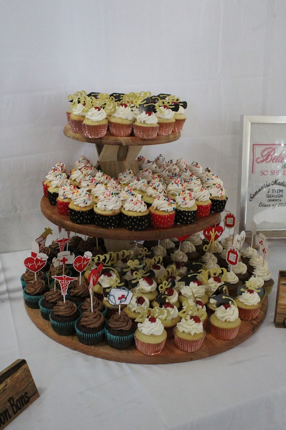 Muffin Display Cupcake Stand, 3 Tier Large Cupcake Stand For 50