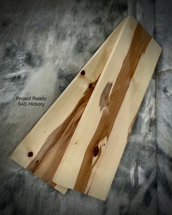 1 Thick Solid Hickory Project Ready S4S Hickory Planks - Etsy