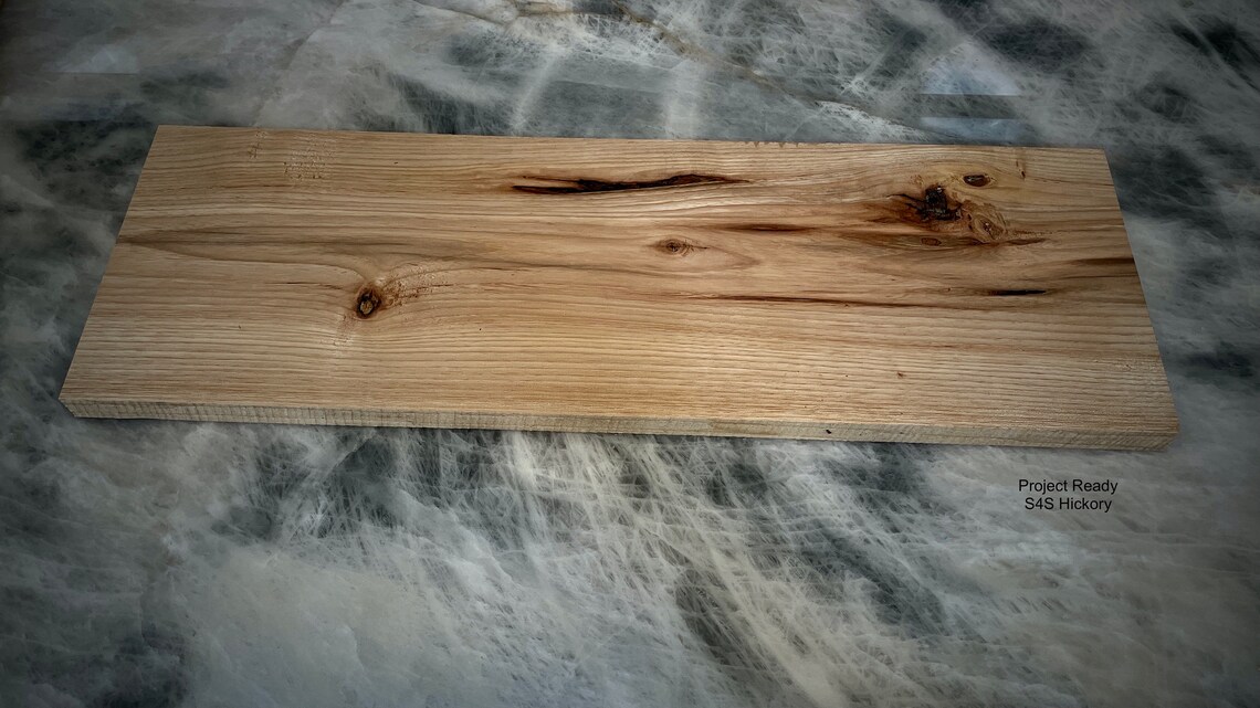 1 Thick Solid Hickory Project Ready S4S Hickory Planks - Etsy
