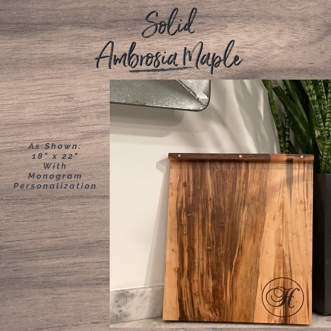 Maple Pastry Board, Pasta Board, Wood Cutting Board, Hard Wood Bread ...