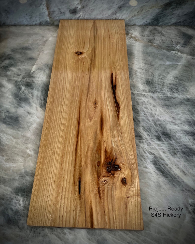 1 Thick Solid Hickory Project Ready S4S Hickory Planks - Etsy
