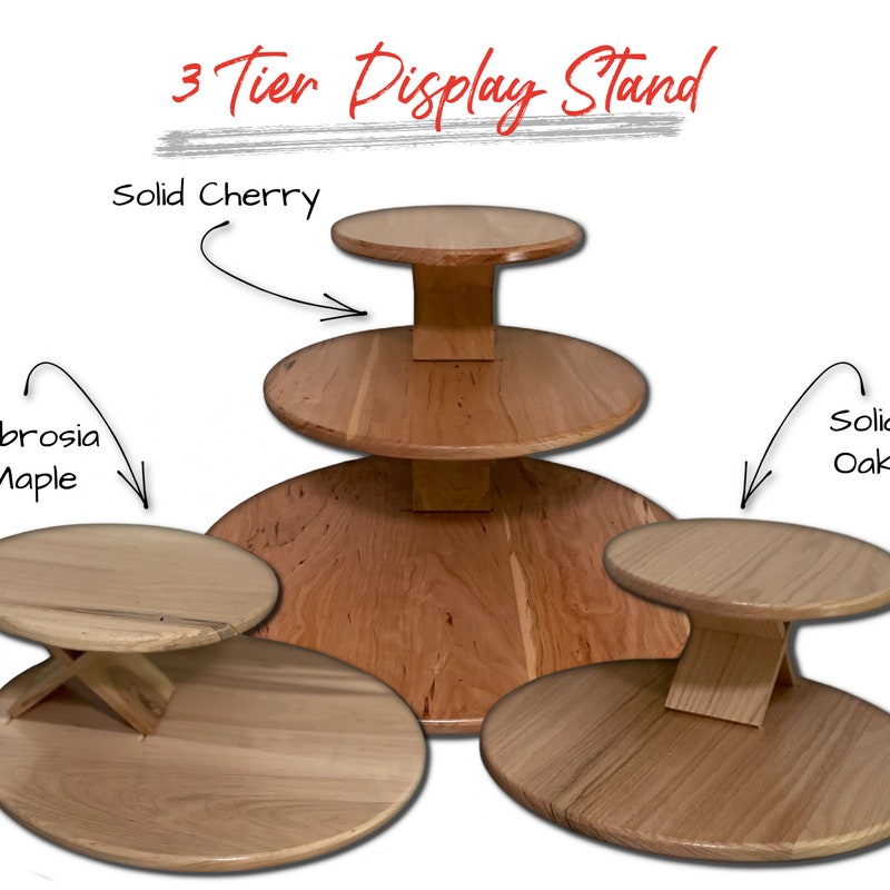 Wood Display Stands - Etsy
