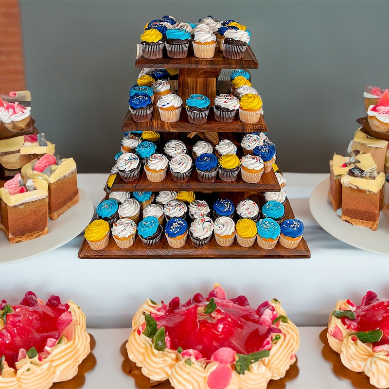 Square Cupcake Stand - Etsy