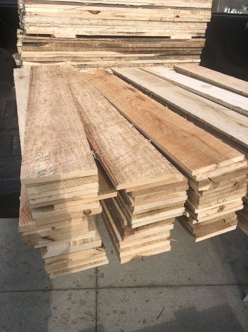 Rough Cut Hard Wood Lumber Planks for Outdoor Grill Patio - Etsy