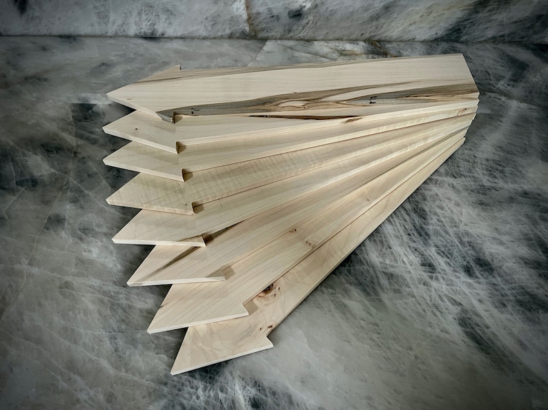 Email for Christmas Availability Hardwood Arrow Sign Blanks: Sanded DIY ...