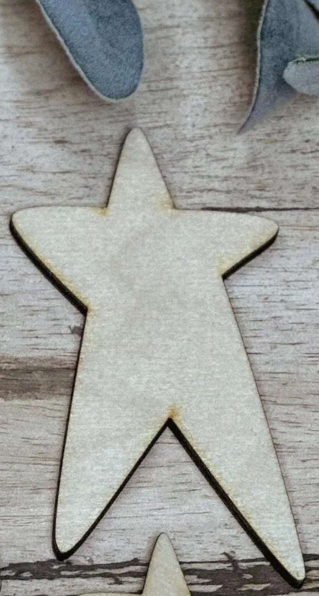 Primitive Star Embellishment Bundle (30 Stars) - Laser Wood Cutouts DIY ...