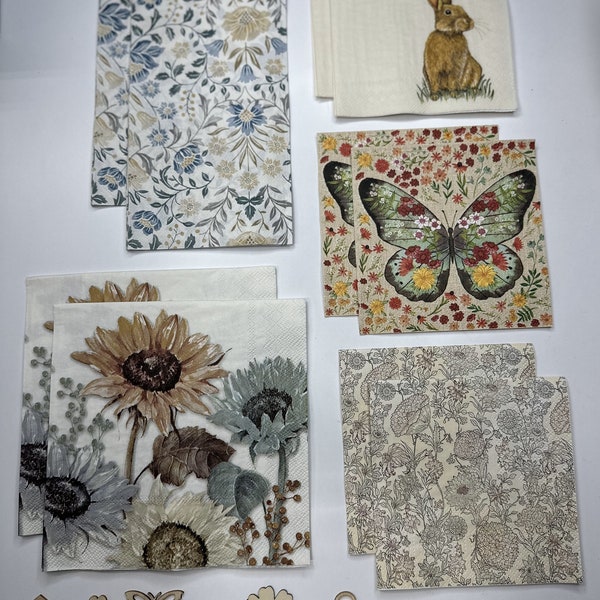 Decoupage Napkin - Etsy