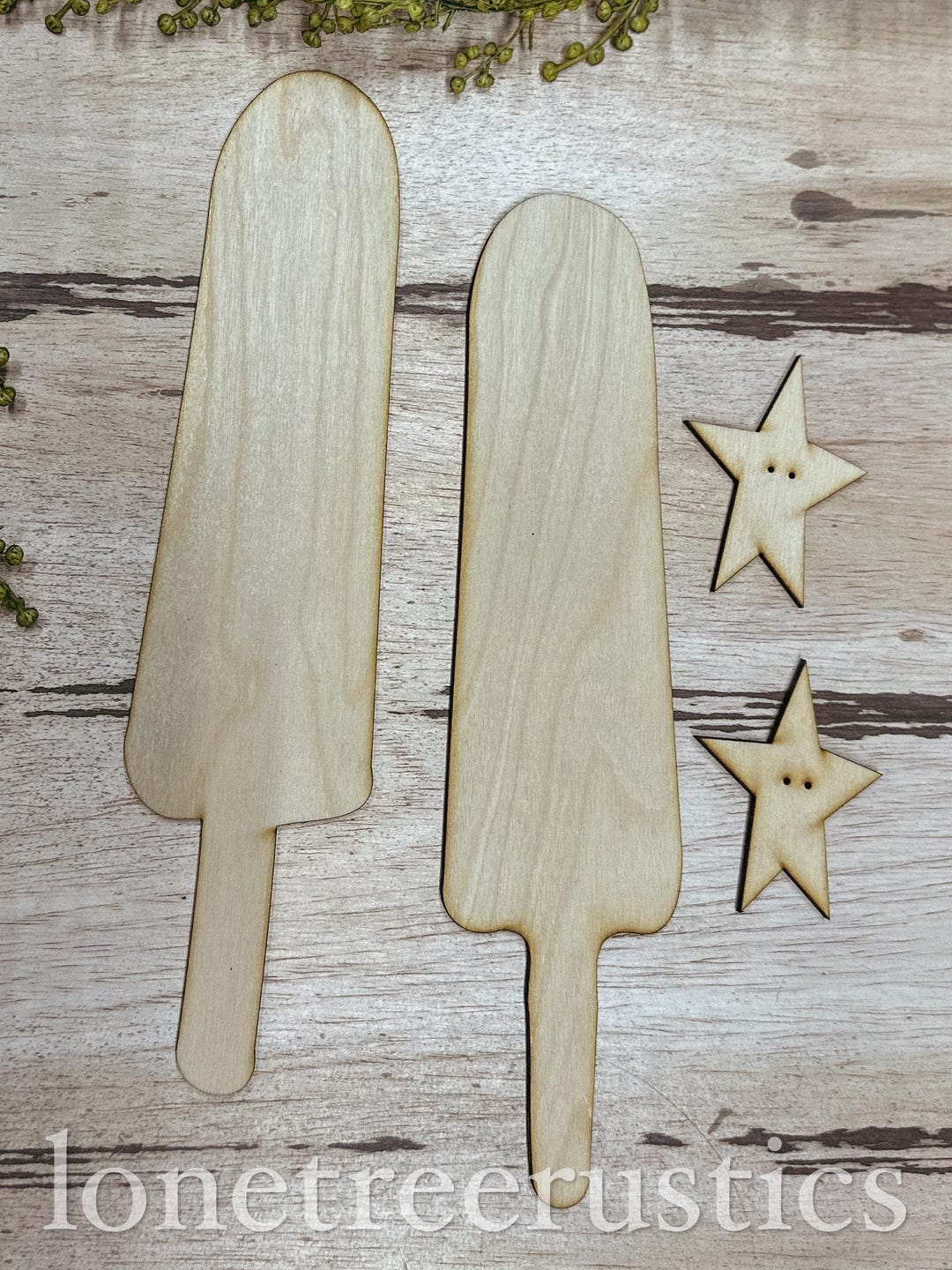Rustic Patriotic Popsicles - DIY Wood Kit - (set of 2) - Etsy