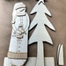 Snowman With Santa, Tree/star, Snowman Unfinished DIY Wood Kit, Blanks ...