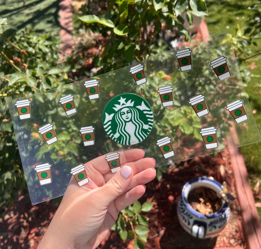 Starbies Cups UV DTF Cup Wrap - Uv Dtf Snow Globe Wrap - Custom Uv Dtf ...